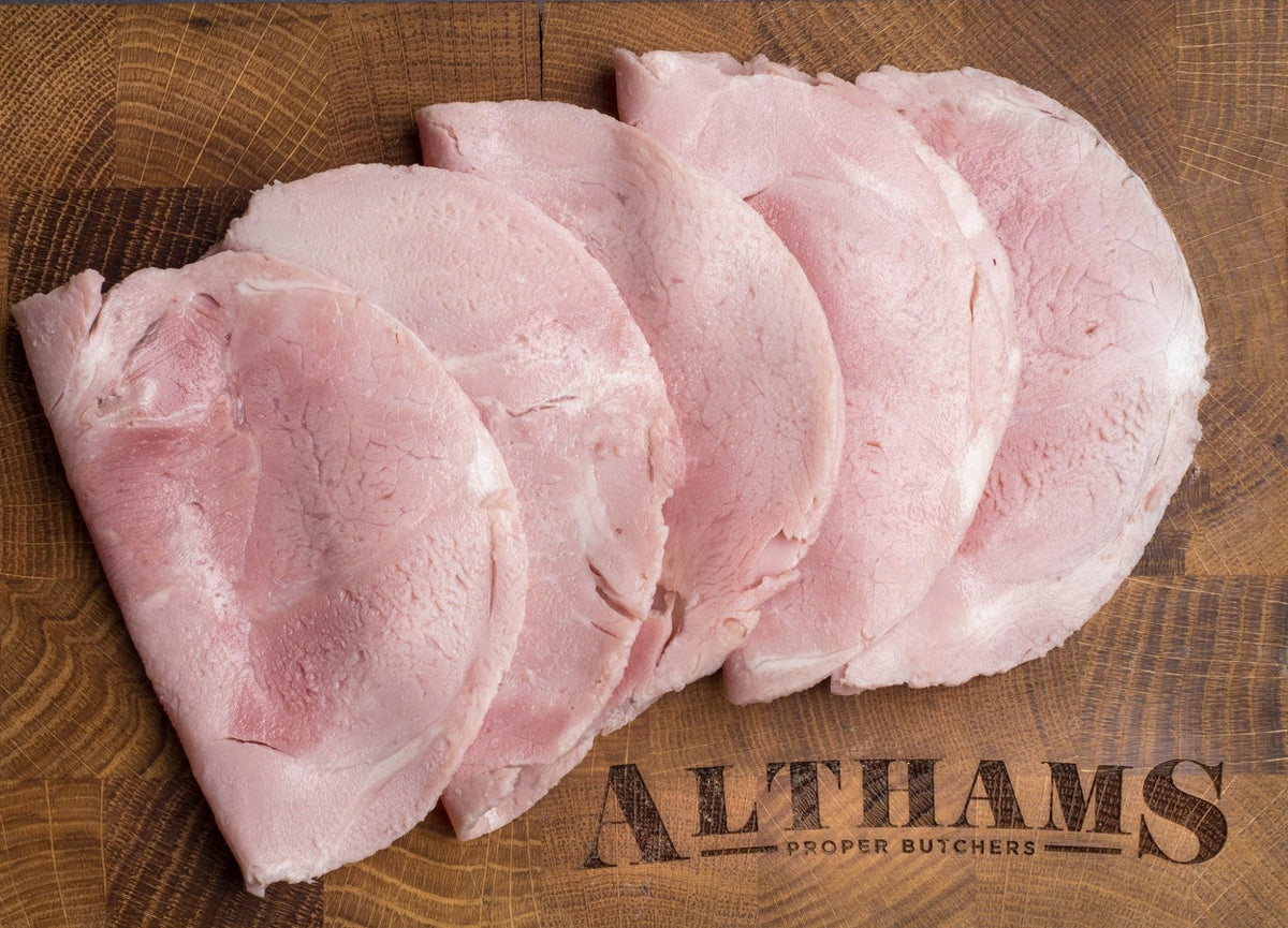 Cooked Sliced Ham (500g) – Althams Butchers